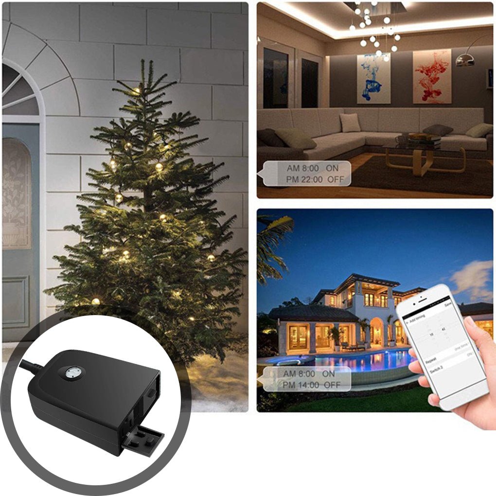 Smart Outdoor Waterproof Mobile Phone Control Timing Switch Home Wirel ...