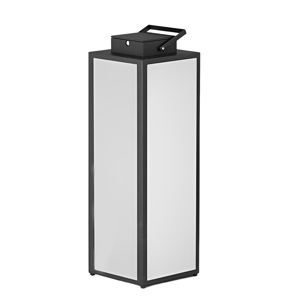 Square Handheld Lantern Black Portable Light – Dazuma
