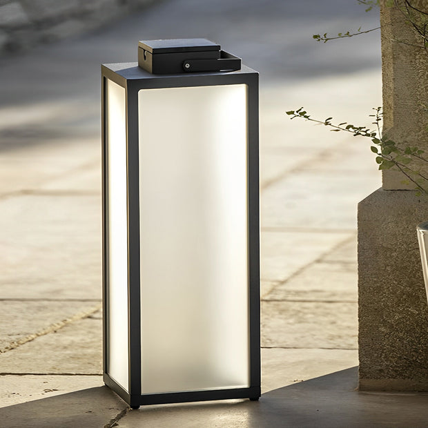 Square Handheld Lantern Black Portable Light – Dazuma