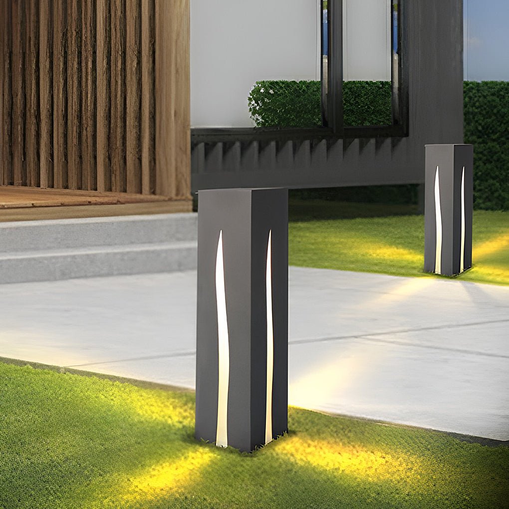 Elegant Rectangular Garden Pathway Lights Landscape LED Outdoor ...