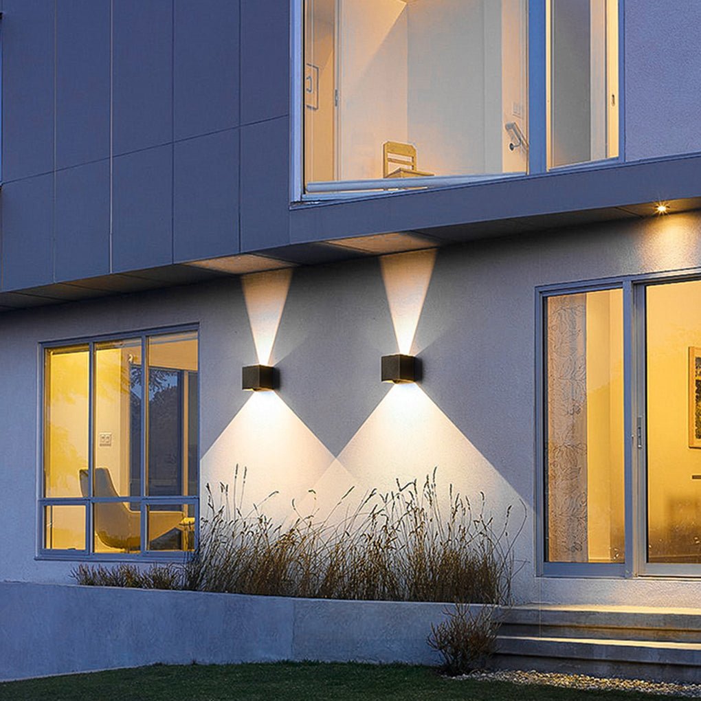 Up down Lighting Waterproof Adjustable Beam Angle Outdoor Wall Lights ...
