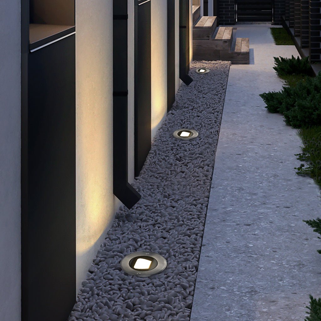 Ultra-thin Waterproof Recessed Step Lights LED Ground Lighting for ...