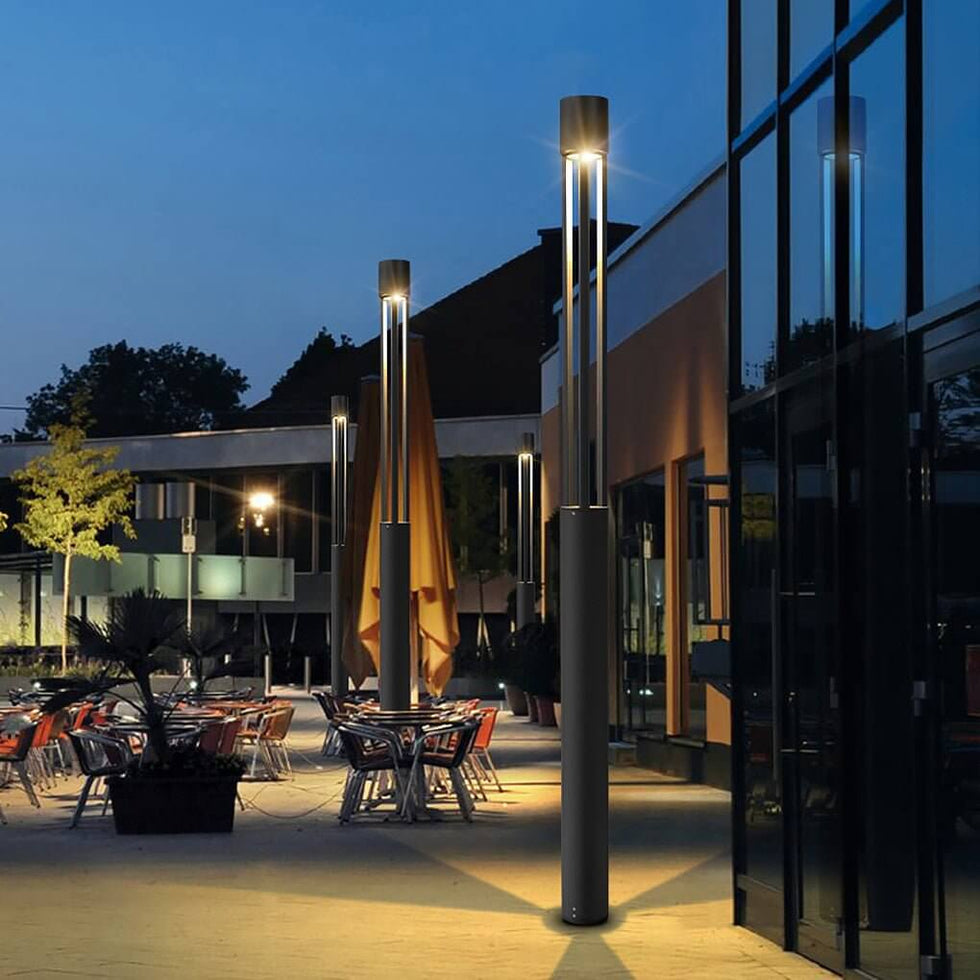 LED Bollard Path Lights Open Frame Garden Landscape Light – Dazuma