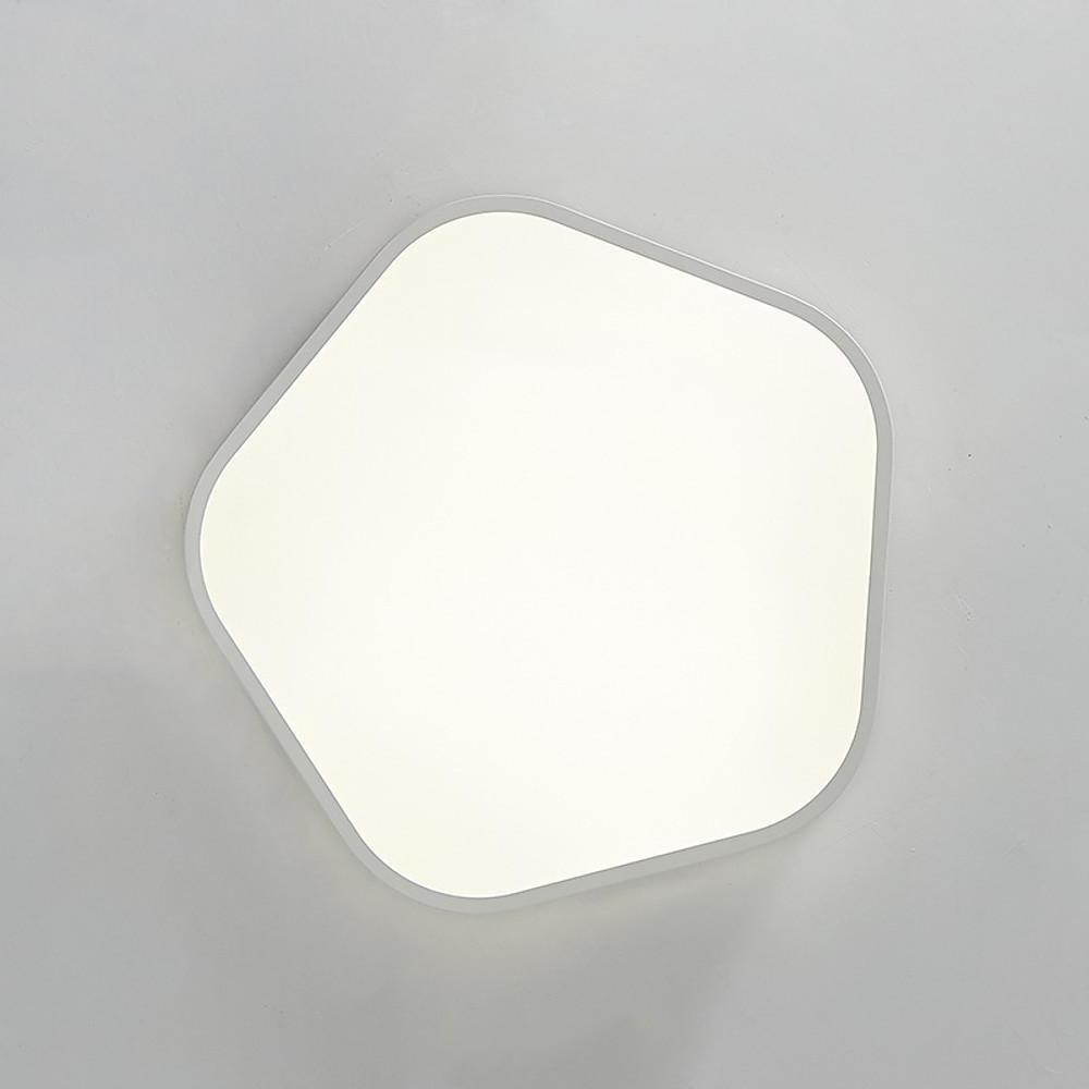 Hexagon Flush Mount Light Fixture Minimalist LED Ceiling Light - Dazuma